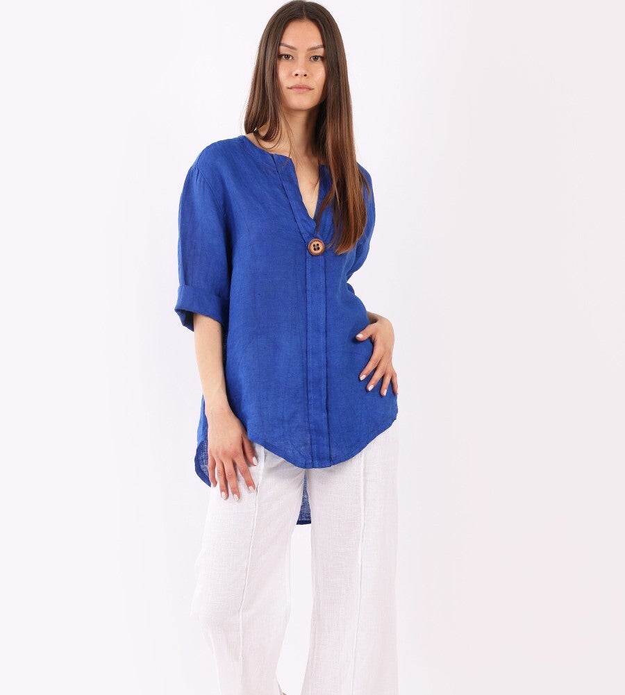 Italian linen top More colors | Ruby Reid